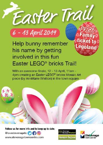 Easter LEGO Bricks Trail | Stevenage Town Centre