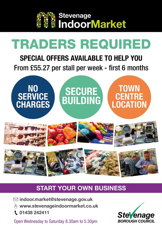 Stevenage Indoor Market | Stevenage Town Centre