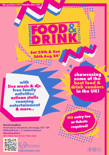 Stevenage Food & Drink Festival 2024, | Stevenage Town Centre