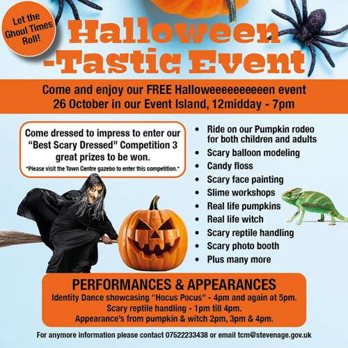 Halloween Tastic ! | Stevenage Town Centre